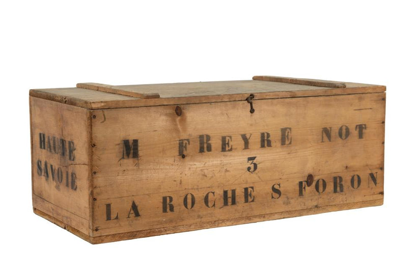 Vintage French Timber Storage Box from The Haute Savoie – Dusty Luxe